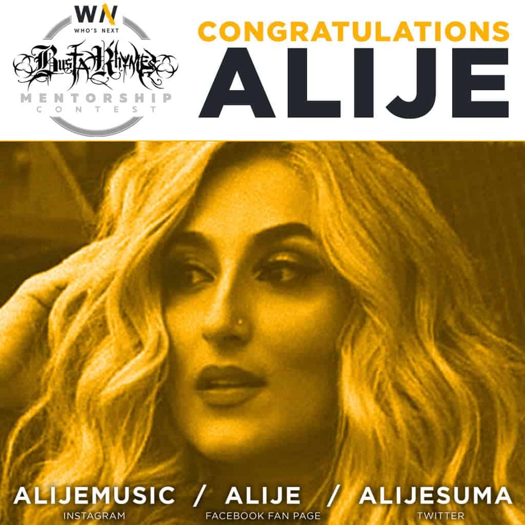 Who's Next Spotlight: Alije