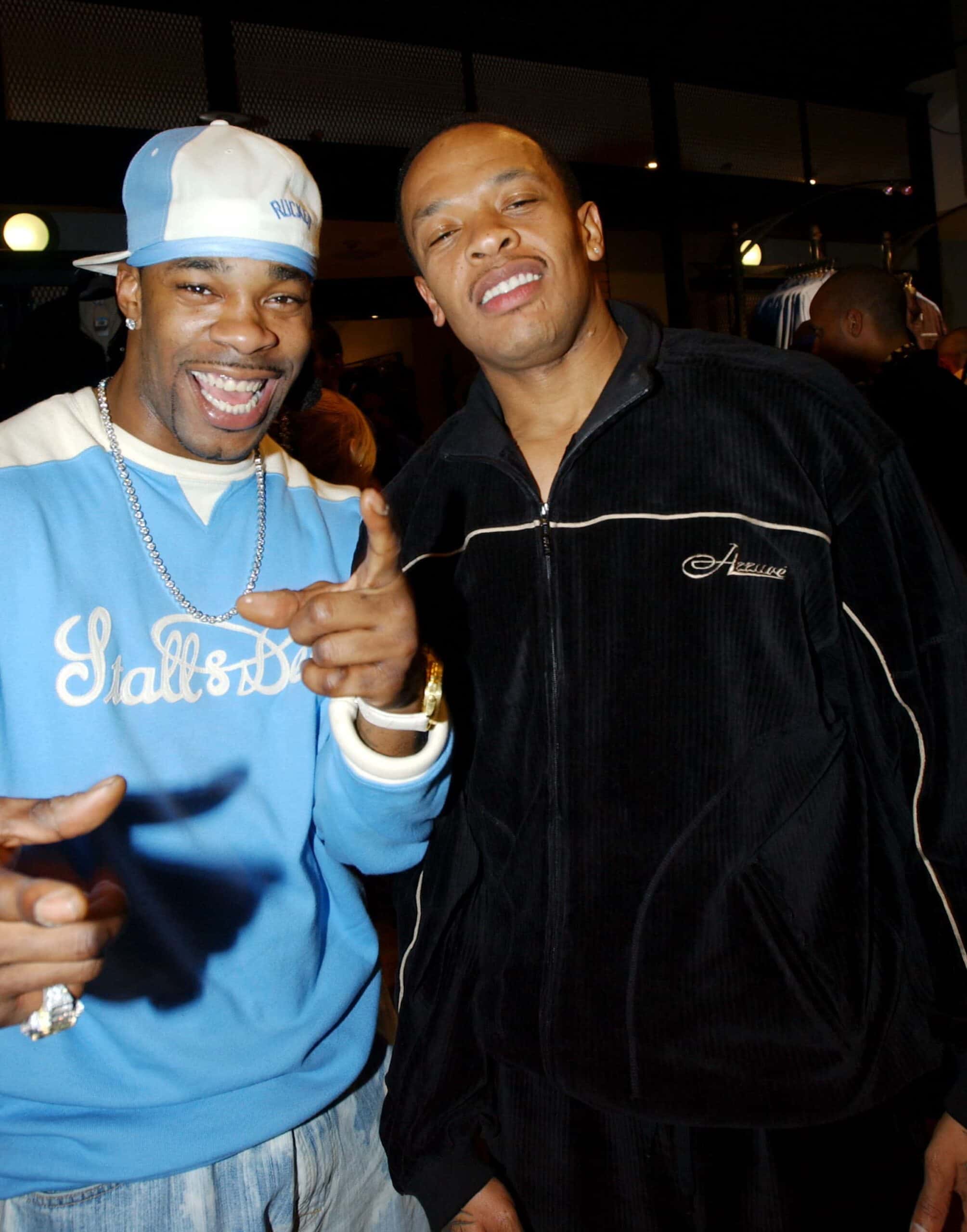 Dr. Dre Finishing Up Busta Rhymes First Album In 7 Years [PHOTO] - HOT 97