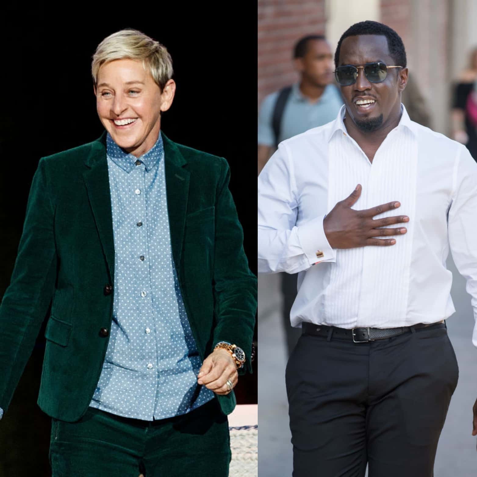 What Are You Afraid Of? Ellen DeGeneres Helps Diddy + Other Celebs Face ...