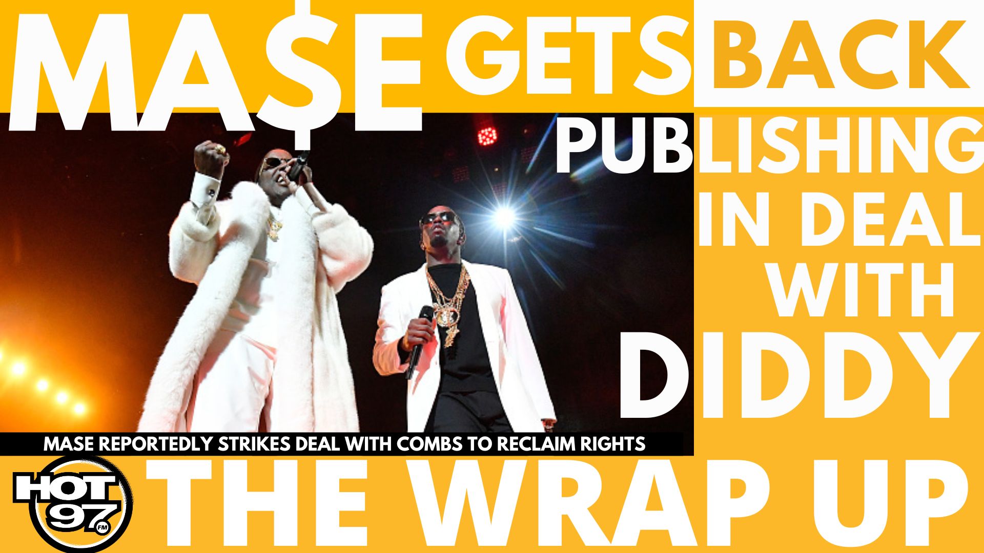 MASE GETS PUBLISHING BACK From Diddy, R.Kelly Must Pay Victims $10.5 ...
