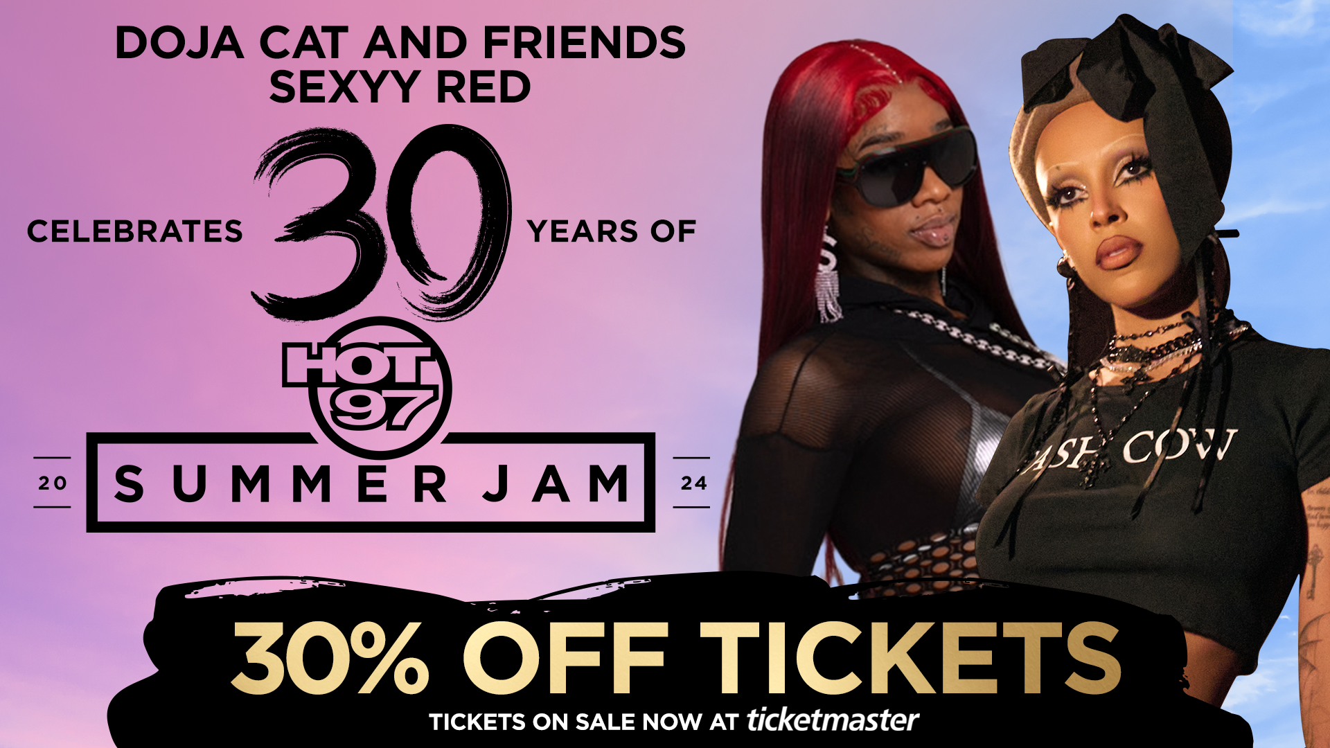 Summer Jam Tickets 30% Off!