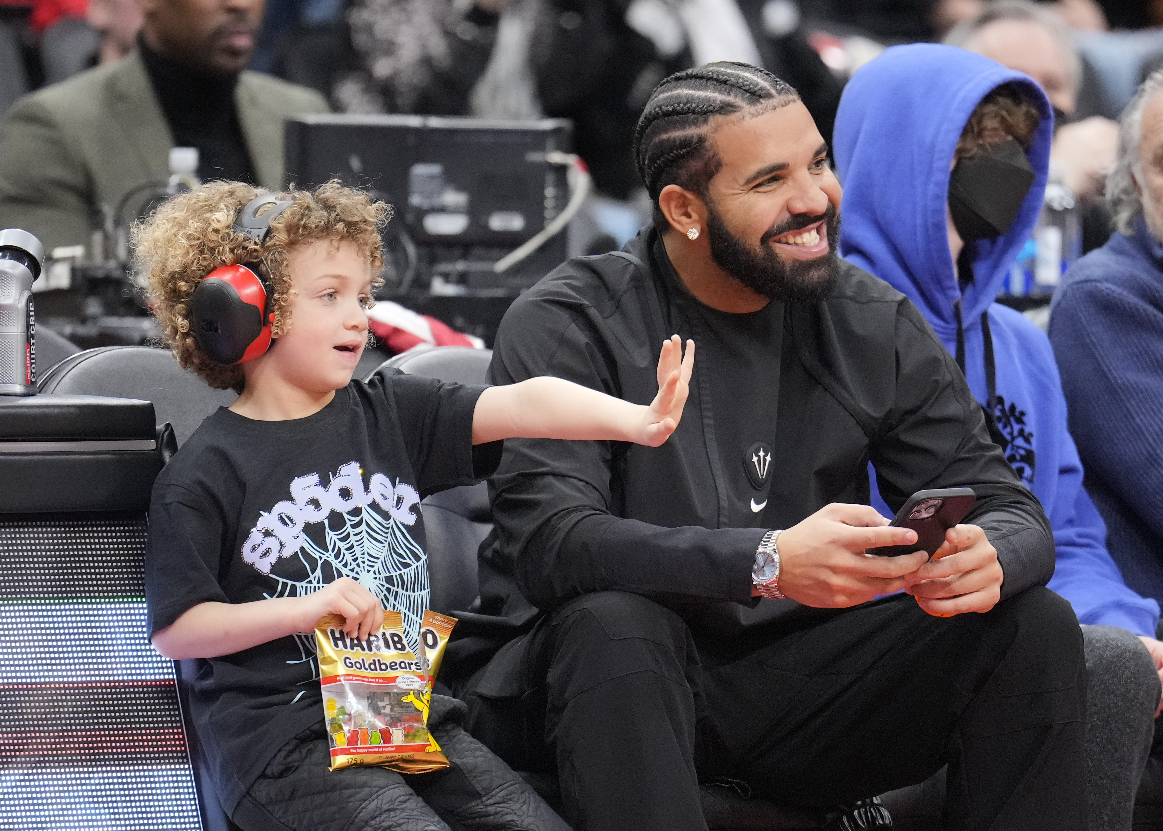 Drake Surprises Toronto School While Supporting Adonis at Soccer Game