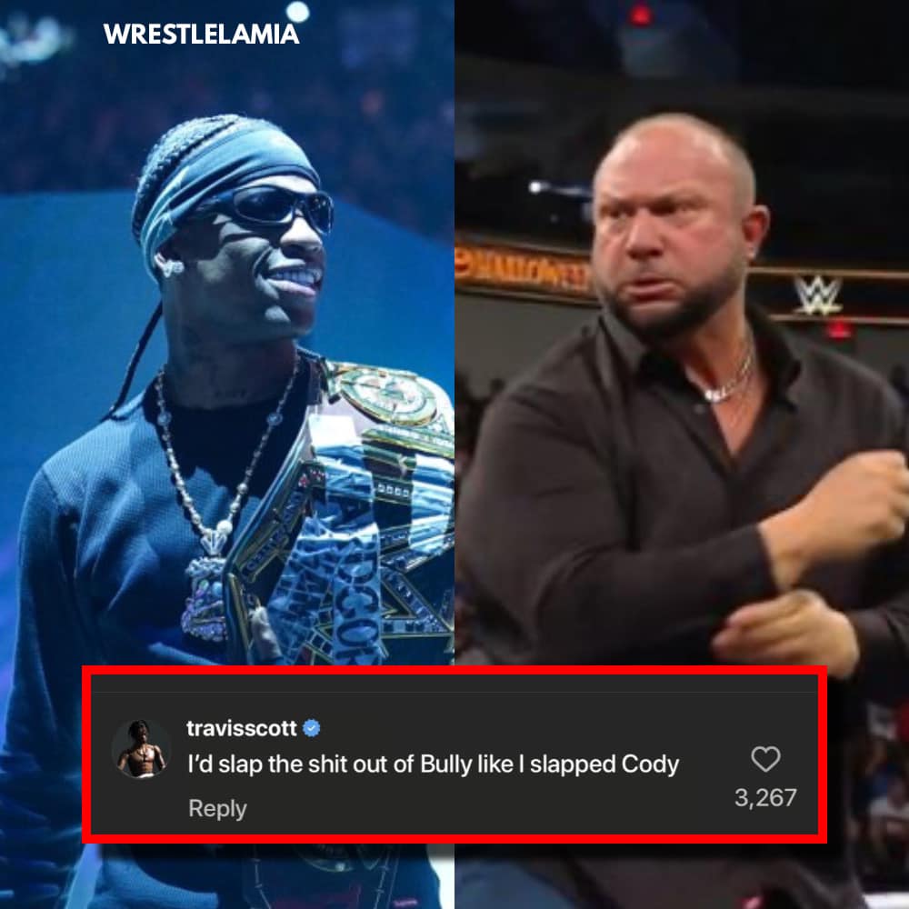 Travis Scott Threatens To Slap WWE Legend