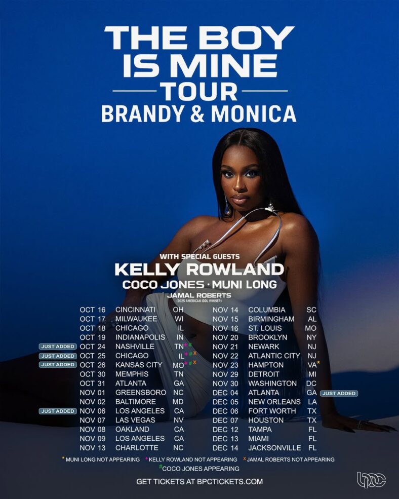 Coco Jones Joins Brandy & Monica's 'The Boy Is Mine Tour'