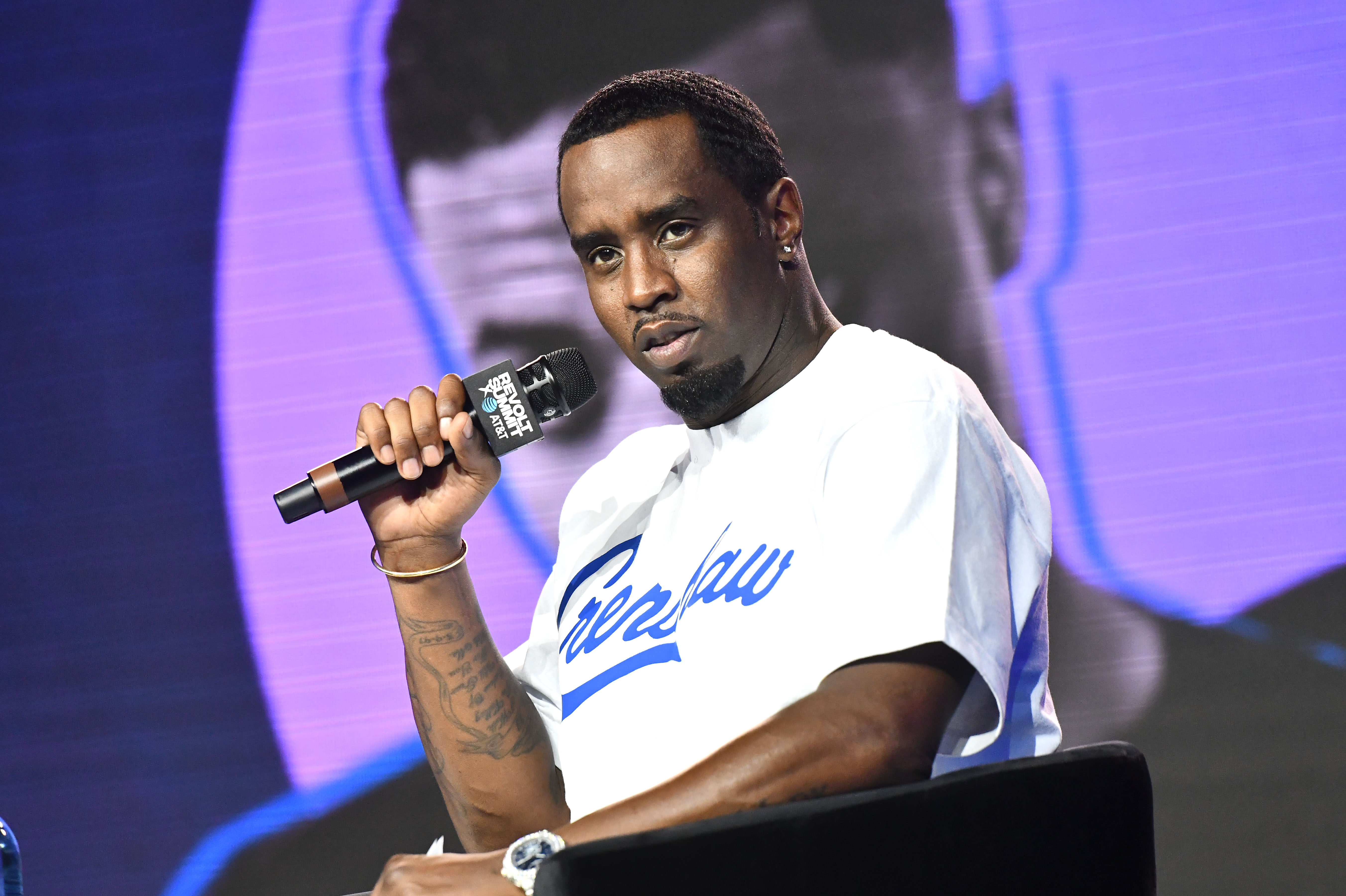 Diddy Caught On Camera Working Behind Bars