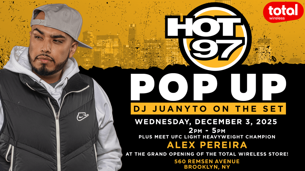 HOT 97's DJ Juanyto & UFC Light Heavyweight Champion Alex Pereira at ...